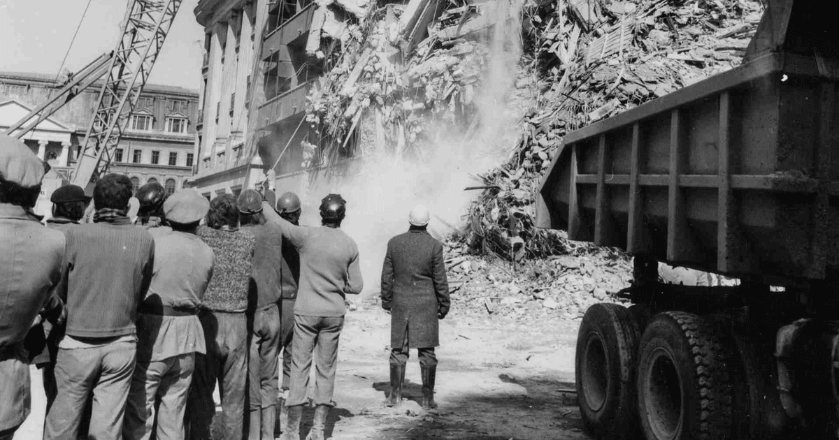 Blocul artiștilor, căzut la cutremurul din 4 martie 1977