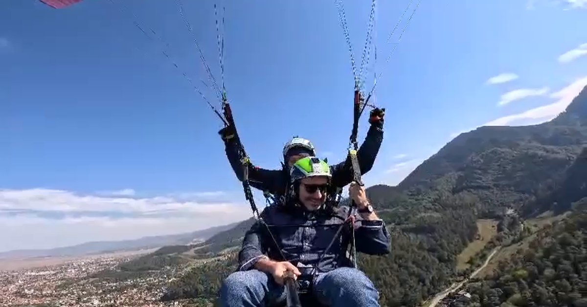 Marius Saizu, salt cu parapanta cu peripeții: „A fost adrenalină la ...