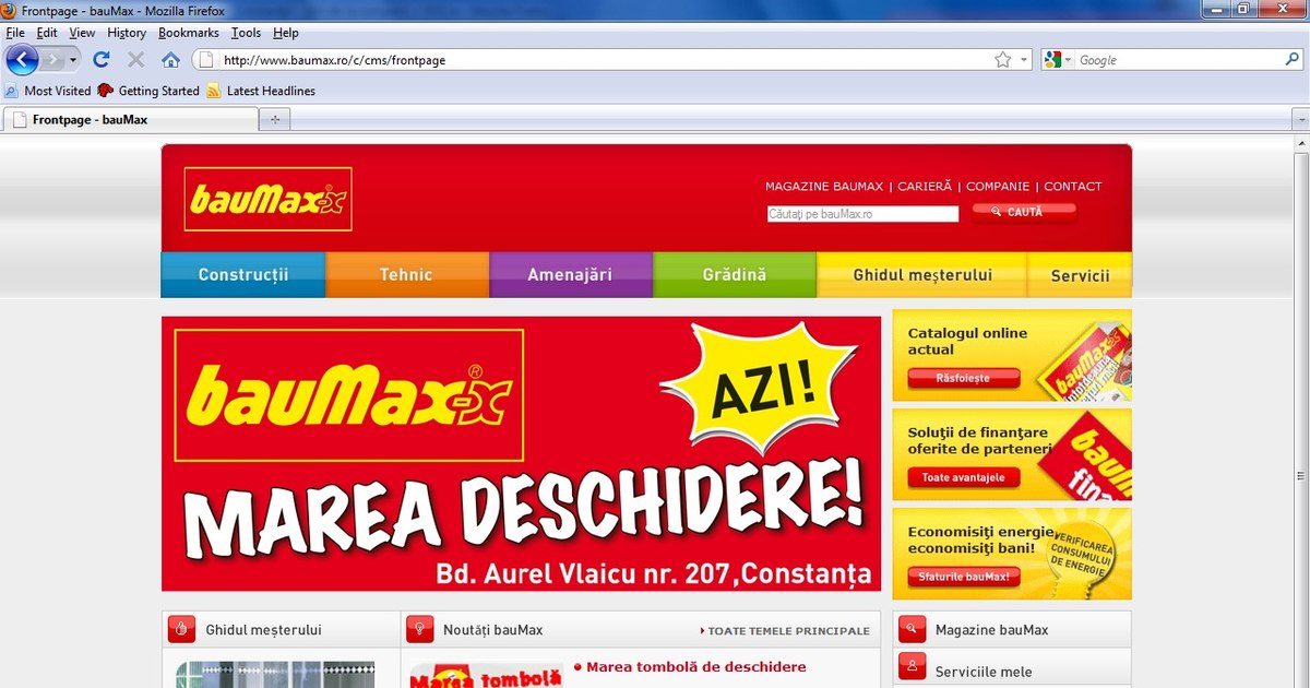 Astăzi s-a deschis BauMAX Constanţa | adevarul.ro