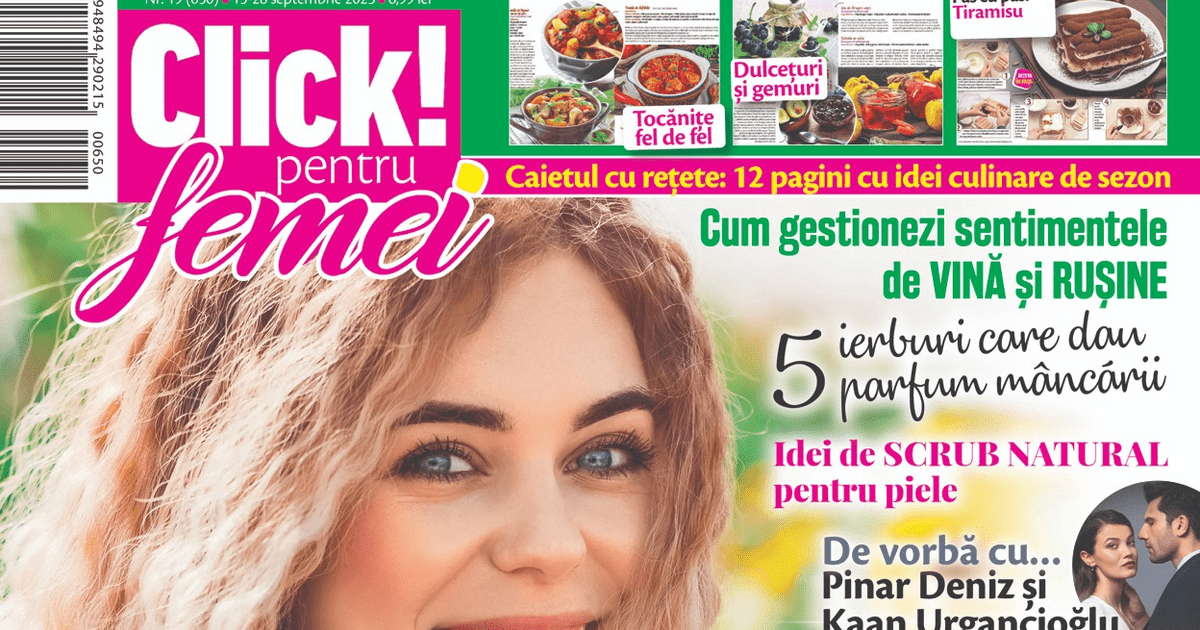 A apărut cea mai nouă ediţie a revistei „Click! pentru femei‟!