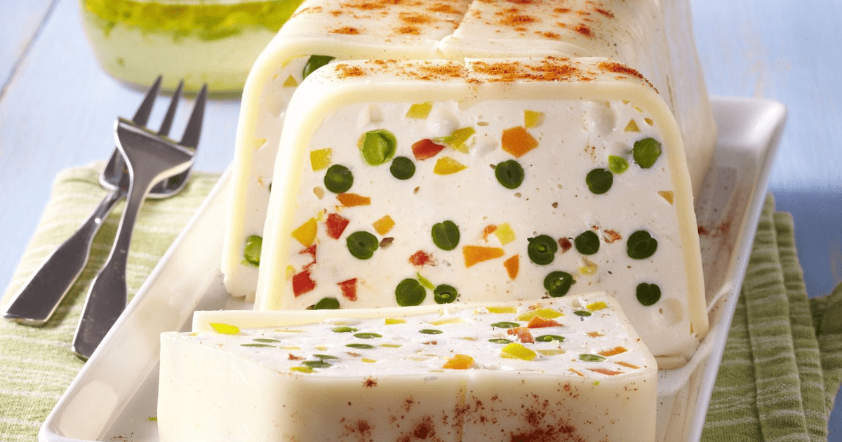 Terină cu brânză şi legume