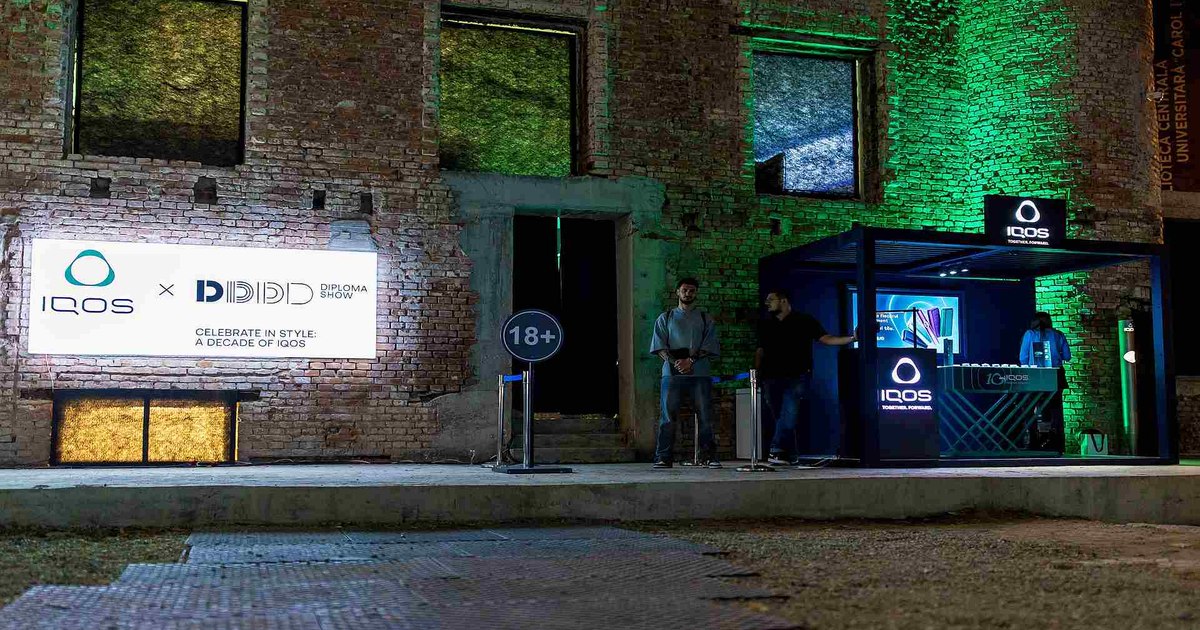 Designerul Simina Filat surprinde spiritul IQOS la festivalul DIPLOMA ...