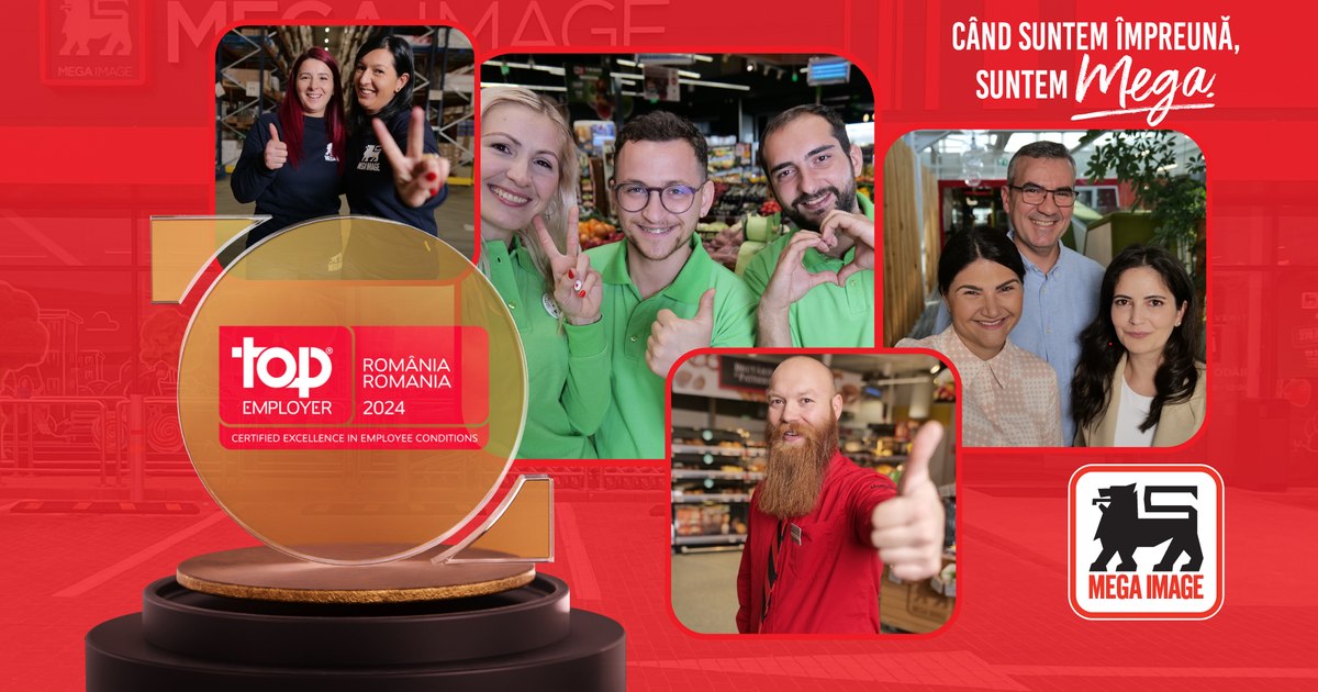 Mega Image obține, pentru al doilea an consecutiv, certificarea Top ...