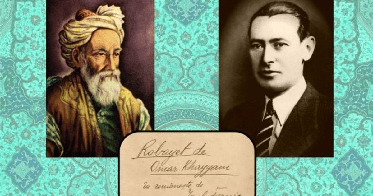 Manuscris al compozitorului Ionel Fernic cu traduceri din poetul persan ...