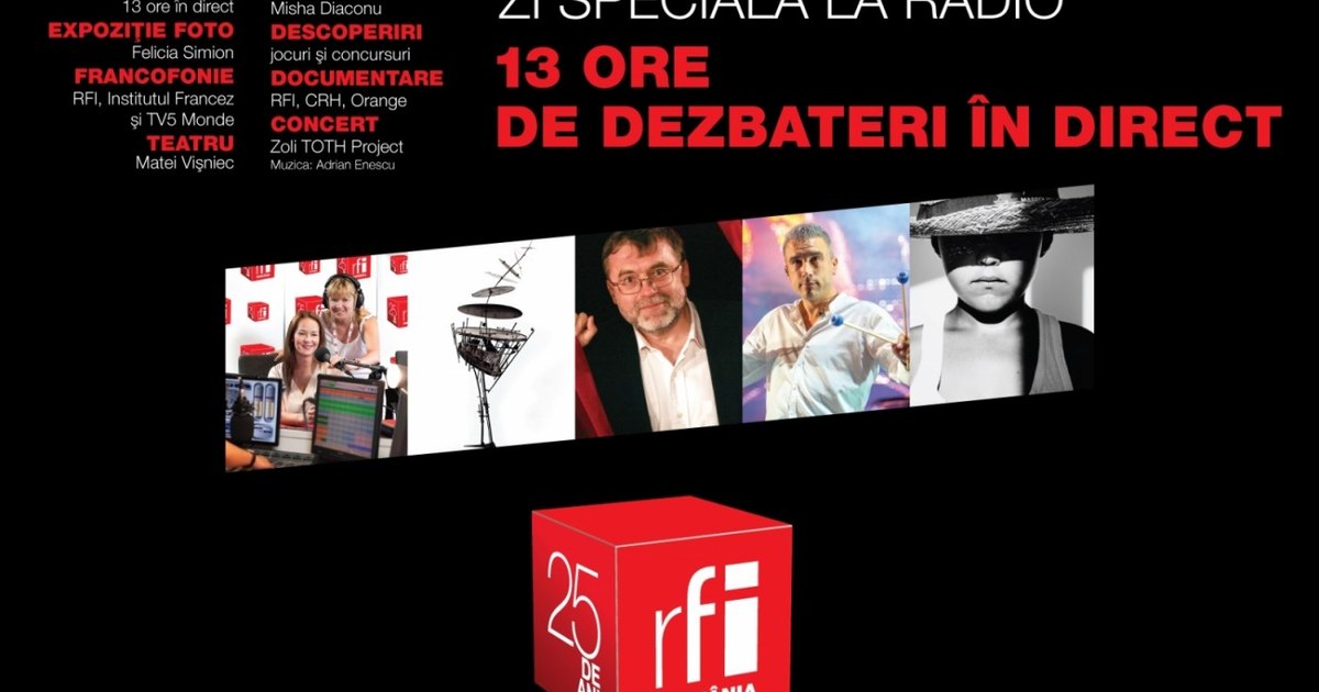 RFI România împlineşte 25 de ani. Postul transmite din Hanul Gabroveni ...