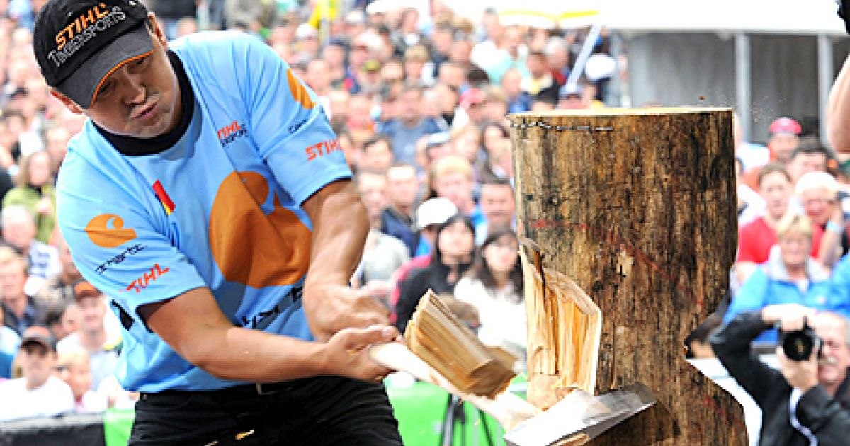 Nagy Botond este singurul român la Campionatul Mondial de tăiat lemne ...