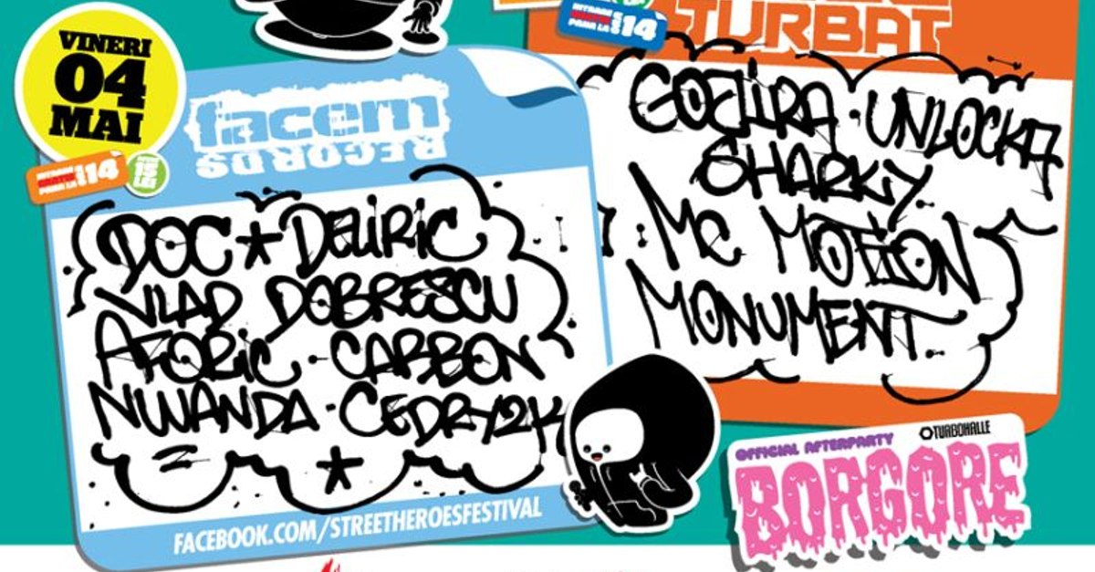 Doc, Deliric, Gojira la Street Heroes Spring Break în Parcul Tineretului