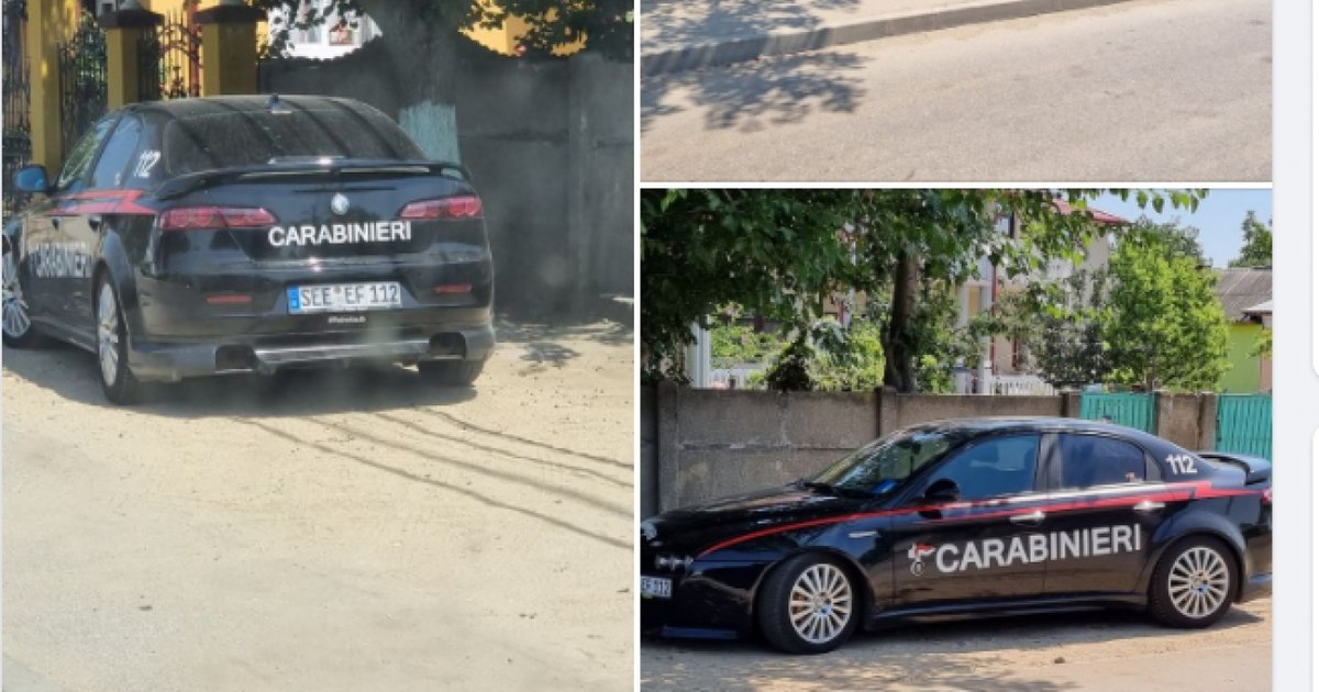 UPDATE Maşina care a inflamat Internetul. „Carabinieri cu numere de ...