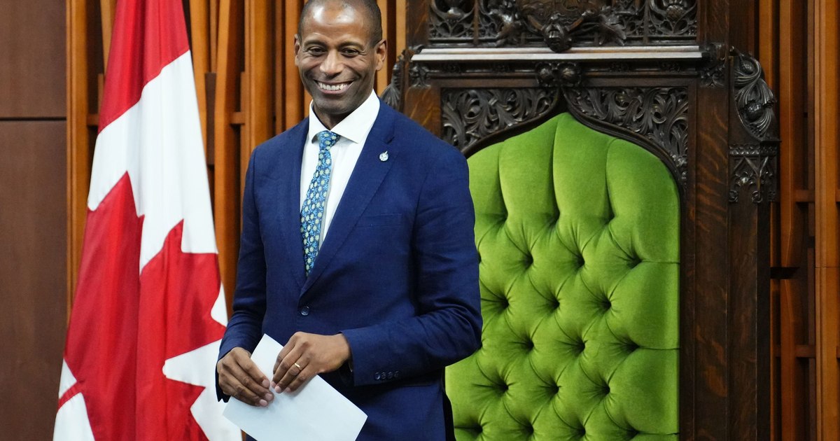 Greg Fergus a devenit primul președinte de culoare al Parlamentului ...