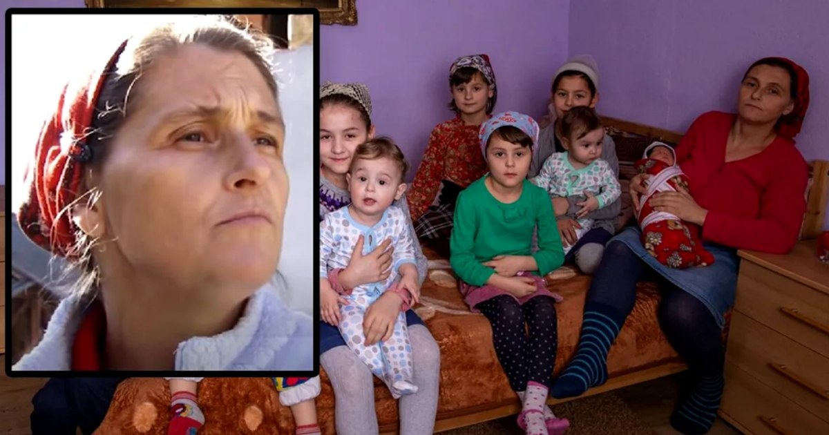 Ea este mama cu cei mai mulţi copii din România. Are 10 fete şi 10 ...