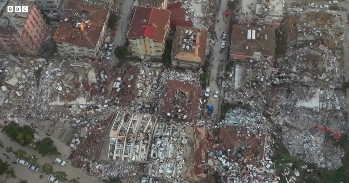Dezastrul din Turcia, văzut din dronă. Cum arată provincia Hatay, după ...