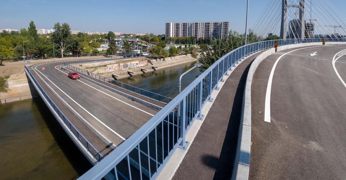 Podul Ciurel se deschide sâmbătă, la ora 7.00. Brigada Rutieră a ...
