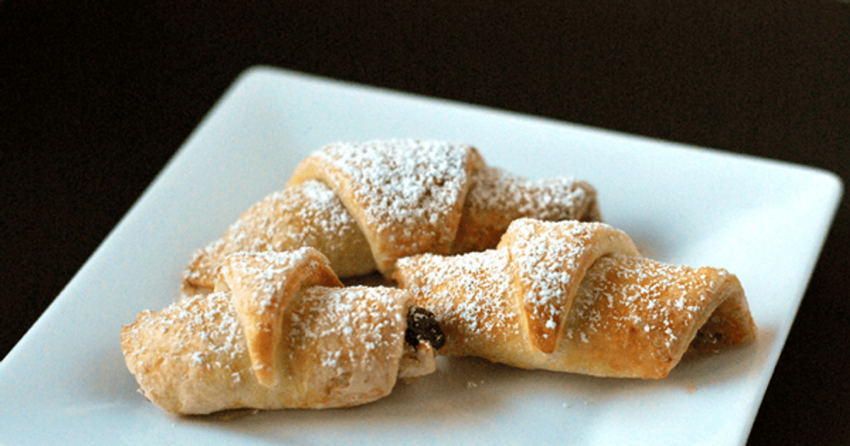 Cornuleţe fragede cu rahat