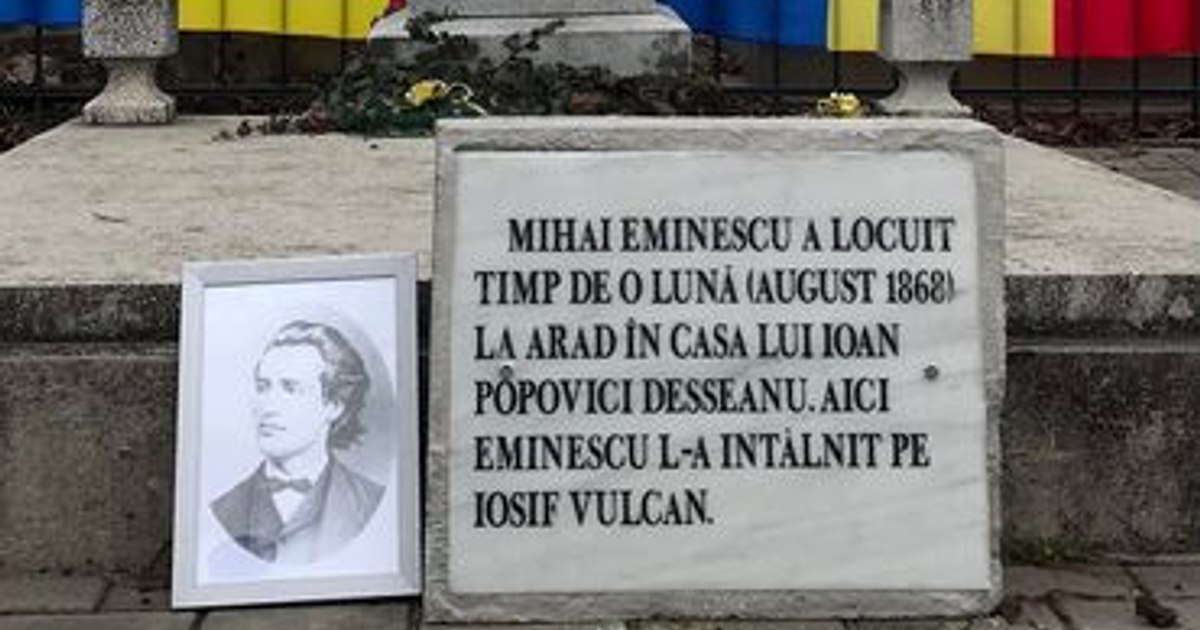 Orașul care l-a dat poeziei pe Mihai Eminescu. Aici a fost botezat de ...