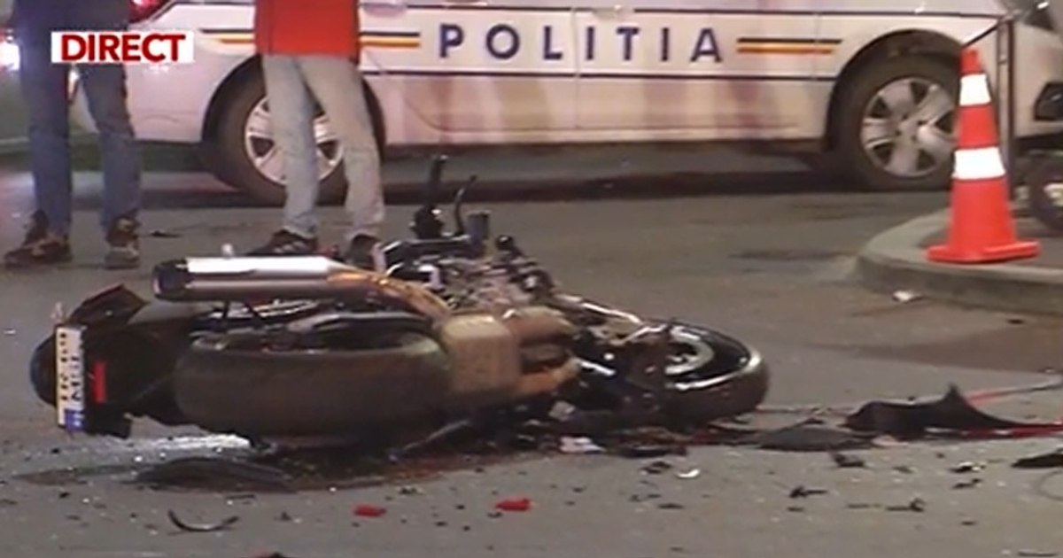 Motociclist în stare critică, după un accident grav produs în Capitală. „M-a cutremurat cât de ...
