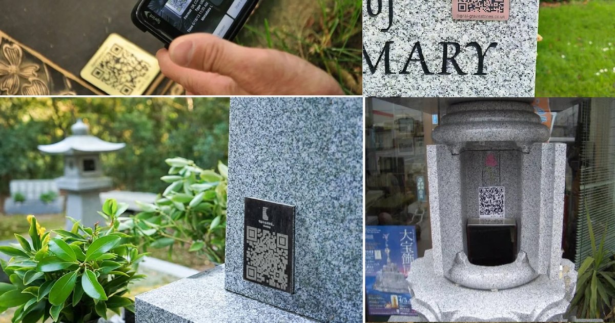 Digitalizarea cimitirelor. Codul QR de bare pe crucile funerare ...