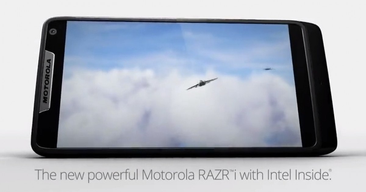 VIDEO Intel şi Motorola au prezentat Razr i, un telefon cu procesor de ...