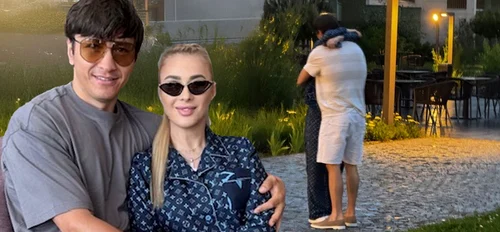 Ipostaza în care au fost surprinși Anamaria Prodan și Ronald Gavril, într-un resort de 5 stele ...