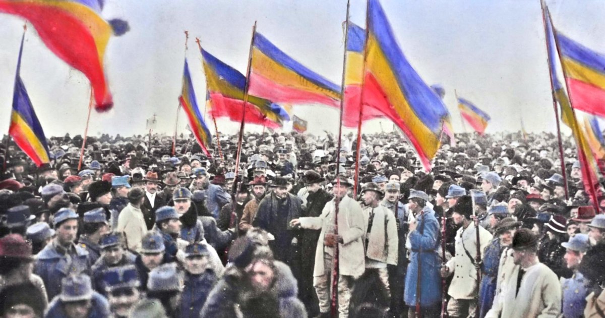 Singurele fotografii de la Marea Unire din 1918, în culori FOTO ...