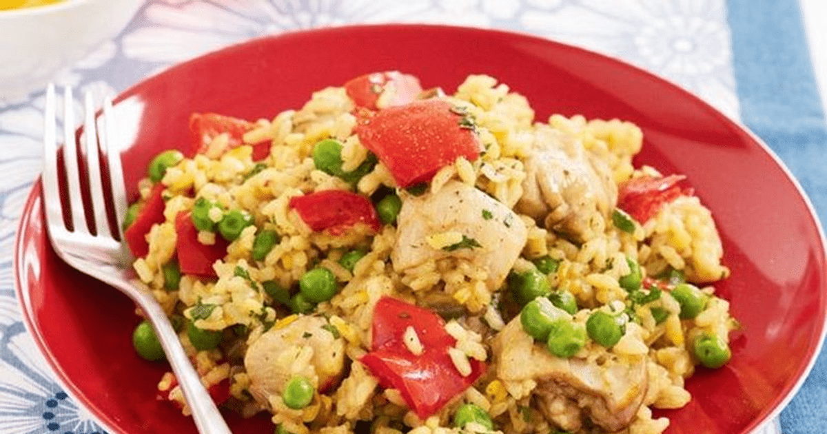 Paella cu pui, cea mai simplă reţetă pentru gravide