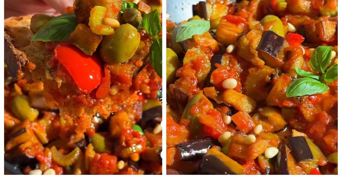 Caponata, singura rețetă de care ai nevoie pe finalul postului. Secretul pentru un preparat plin ...