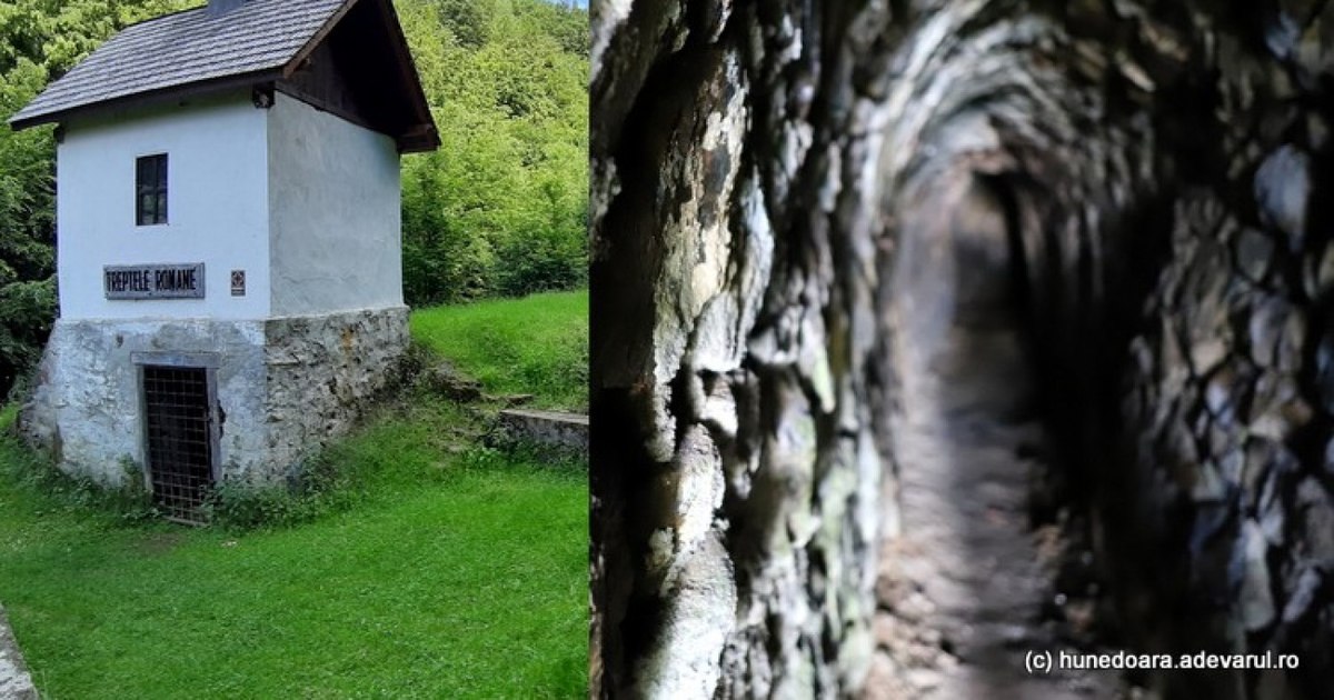 VIDEO Secretele Treptelor Romane, mina antică de aur din Munţii ...