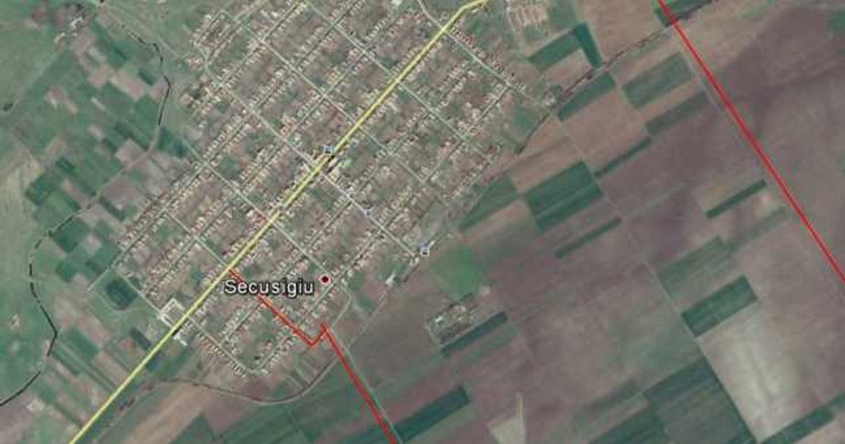 Localitatea din România construită acum 200 de ani cu străzi perfect ...