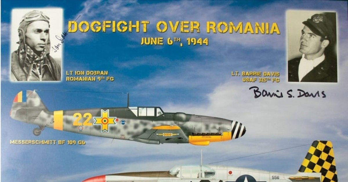 77 de ani de la lupta aeriană dintre Ion Dobran şi Barrie Davis. Cum a ...