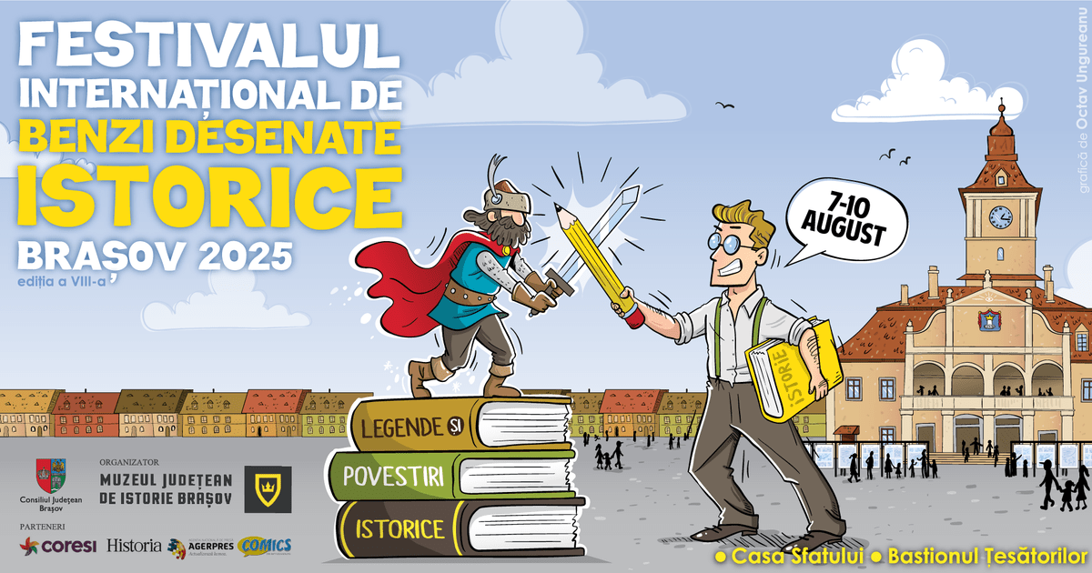 Brașov, capitala internațională a benzilor desenate istorice! Începe ...