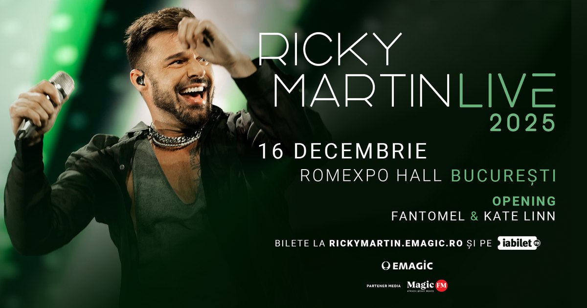 Program și regulament de acces RICKY MARTIN LIVE: Romexpo (Pavilionul B ...