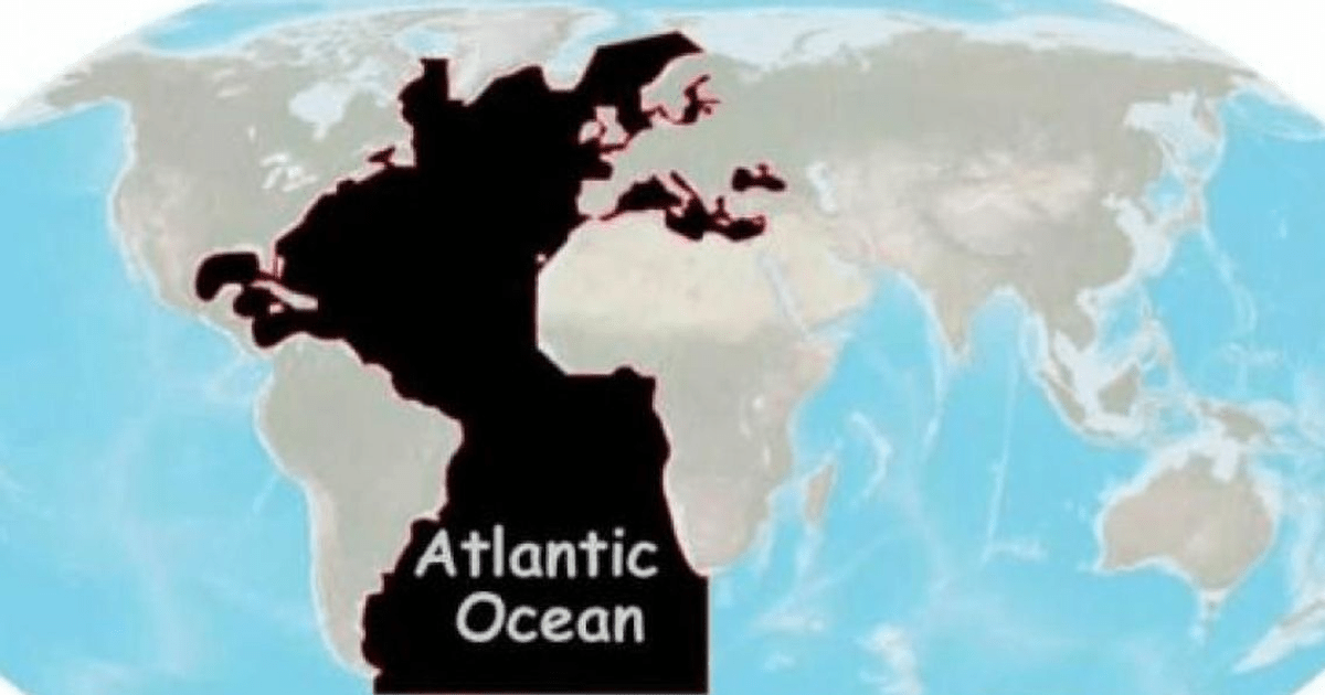 Oceanul Atlantic este al doilea ocean al planetei ca mărime