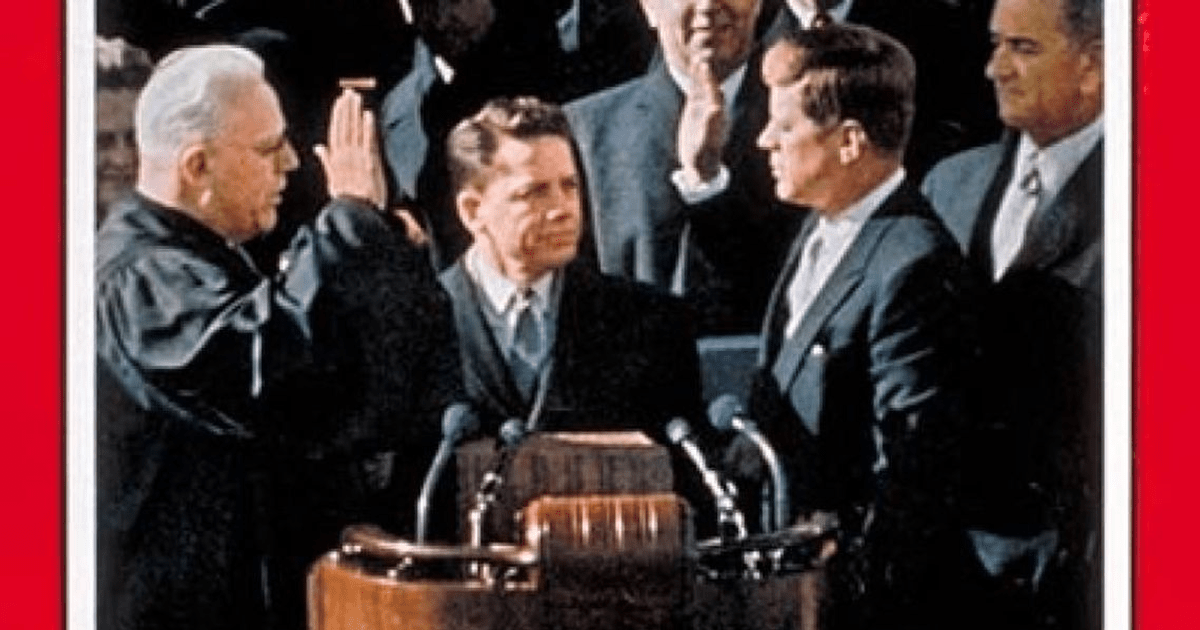 John Fitzgerald Kennedy's Inaugural Address on January 20th, 1961