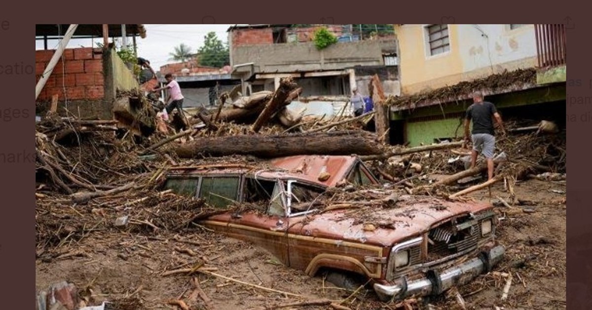 Oraș distrus de o alunecare de teren în Venezuela: cel puţin 25 de ...