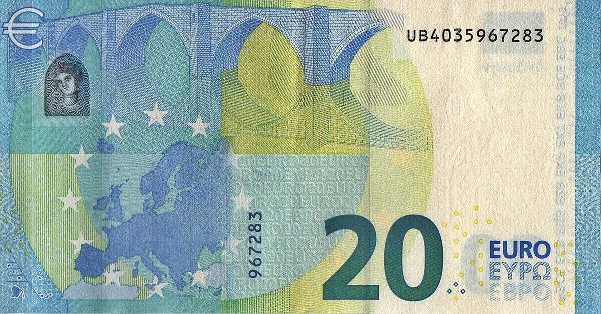 Bancnota de 20 de euro reaprinde o dispută istorică între două state
