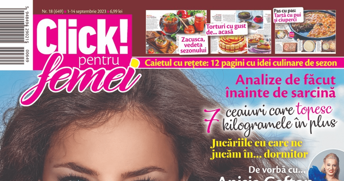 A apărut cea mai nouă ediţie a revistei „Click! pentru femei‟, prima ...