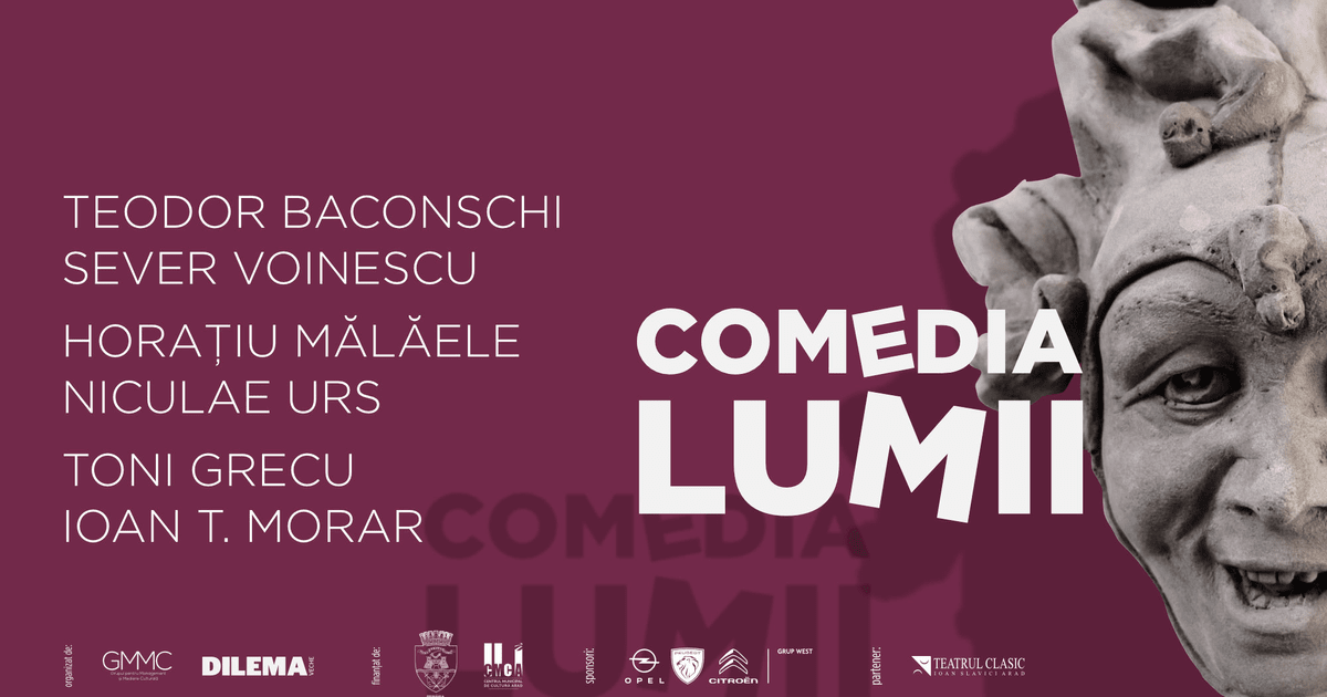 Conferințele Dilema veche la Arad 20-22 aprilie 2023: despre Comedia lumii