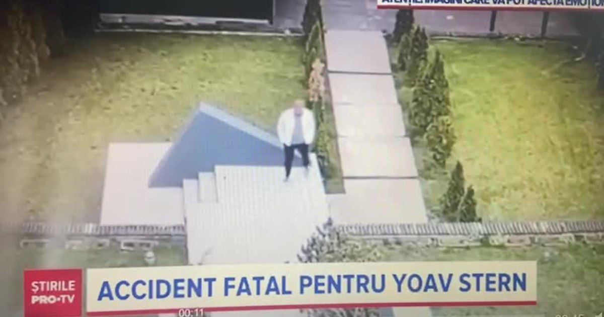 Accidentul straniu în care a murit milionarul Yoav Stern, surprins de ...