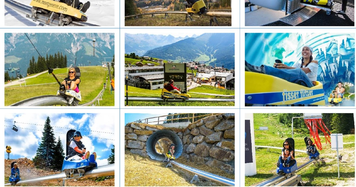 Pistă de bob în locul cu cea mai frumoasă priveliște din țară. Două ...