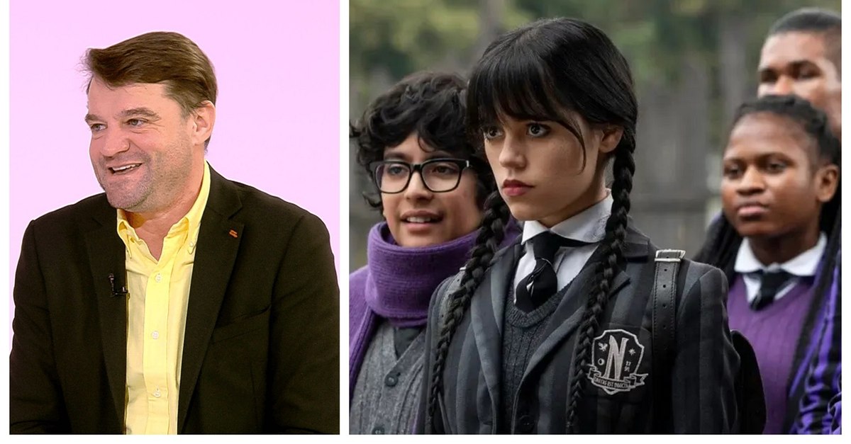 Andrei Duban, actor în serialul „Wednesday”, de pe Netflix. Cadrul pe ...