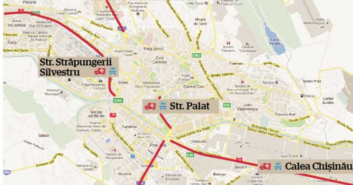 Harta neagră a străzilor periculoase din Iaşi | adevarul.ro