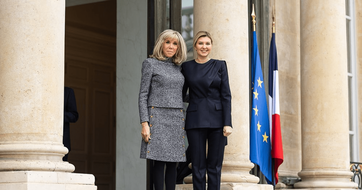 Olena Zelenska i-a întors vizita lui Brigitte Macron la Paris. Ce au ...