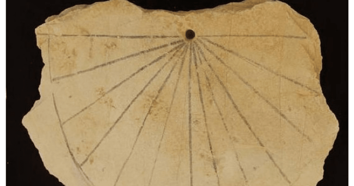 S-a descoperit cel mai vechi cadran solar egiptean