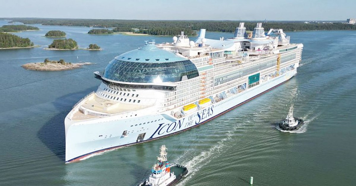 Cel mai mare vas de croazieră din lume a fost lansat la apă. Intră 5.000 de călători pe el!