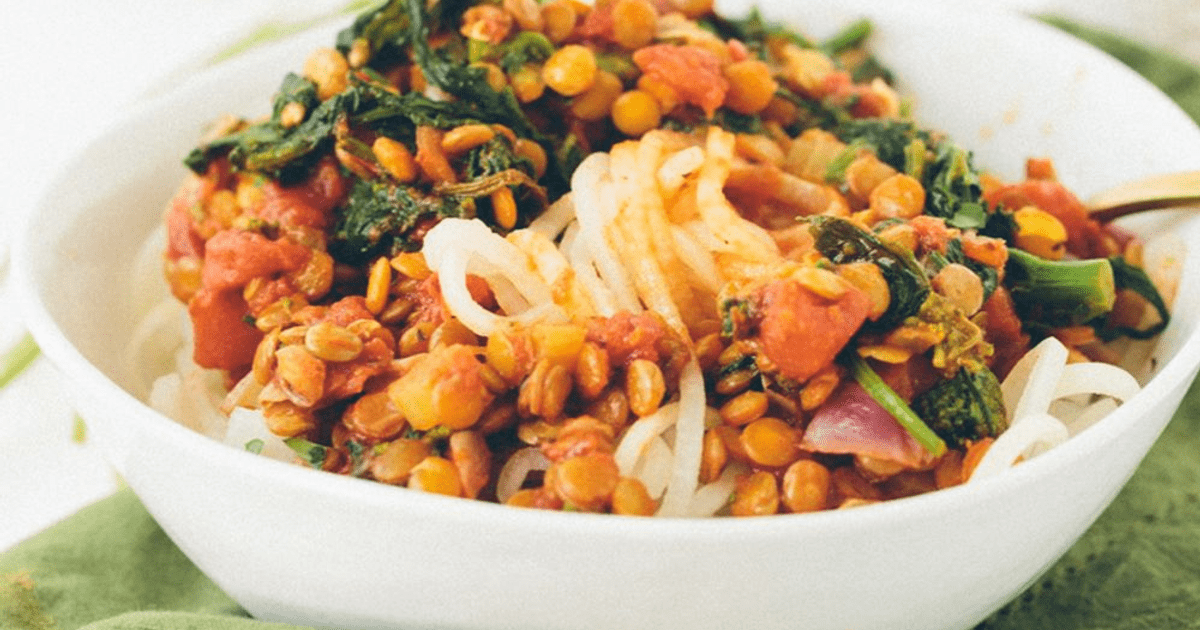 Paste cu linte şi broccoli (osteoporoză)