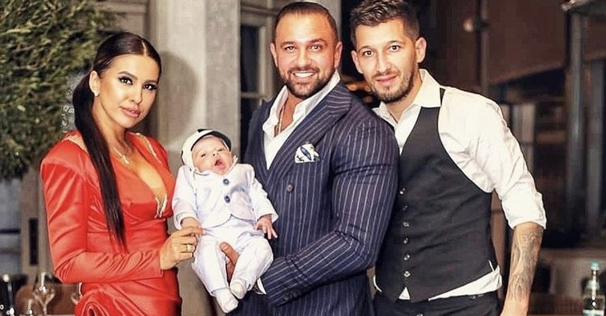 Alex Bodi și Ema Uta, cuplul bombă de la botezul fiului lui Mihai Costea