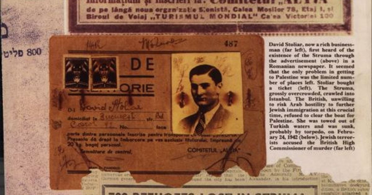 75 de ani de la tragedia navei Struma. Povestea lui David Stoliar ...