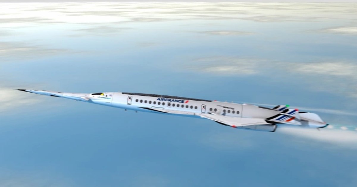 Un nou avion supersonic ar putea zbura de la Londra la New York în doar ...