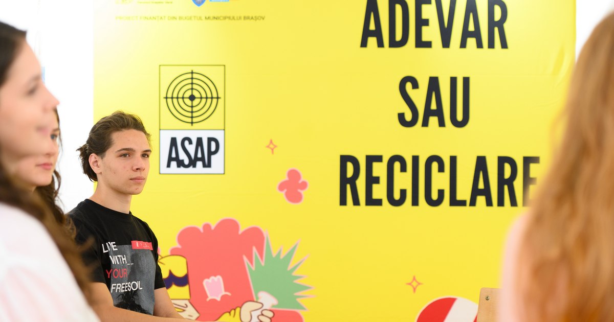 Subiectul colectării separate, mai aproape de elevii din Brașov, datorită programului ASAP ...