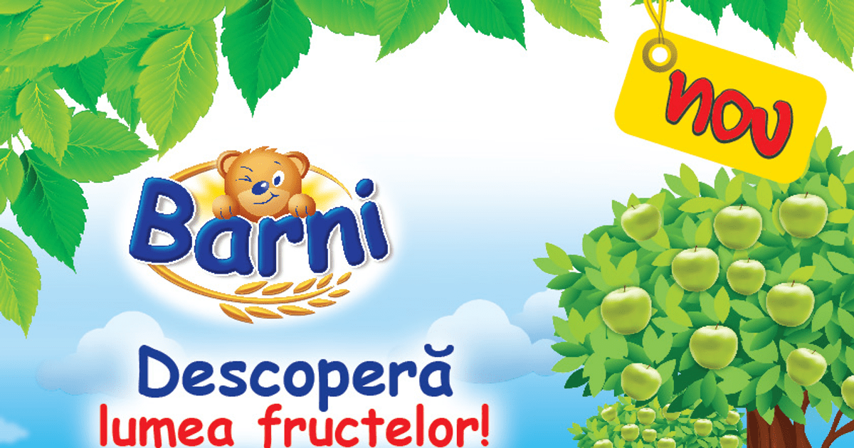 Prajiturica Barni, o gustare potrivită pentru cei mici