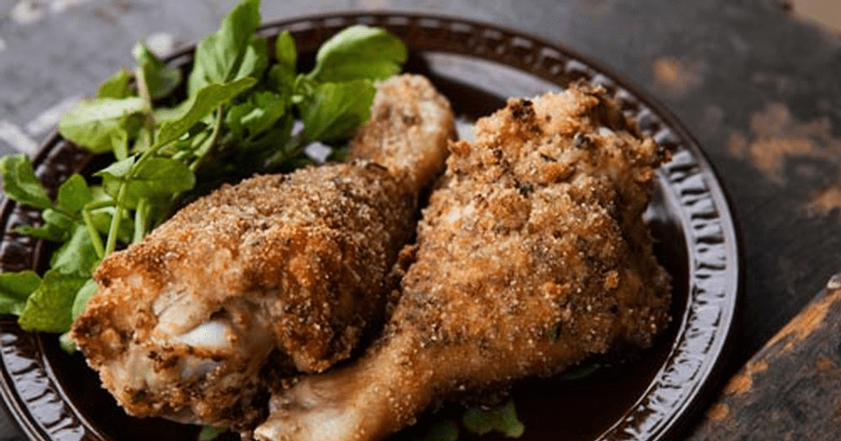 Copane de pui la cuptor în crustă de pesmet